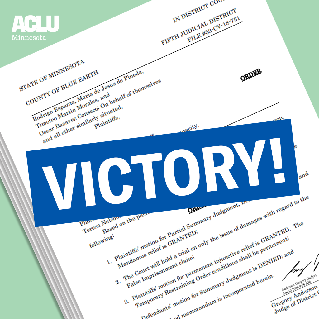 ACLU-MN Cuts Deportation Pipeline in Nobles County - ACLU of Minnesota