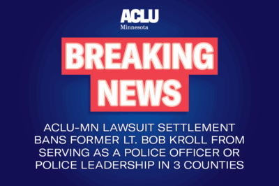 Protect Personal Liberties - ACLU of Minnesota